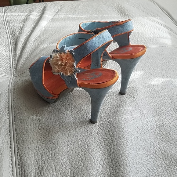 CG shoes | Shoes | Denim High Heel Shoes | Poshmark